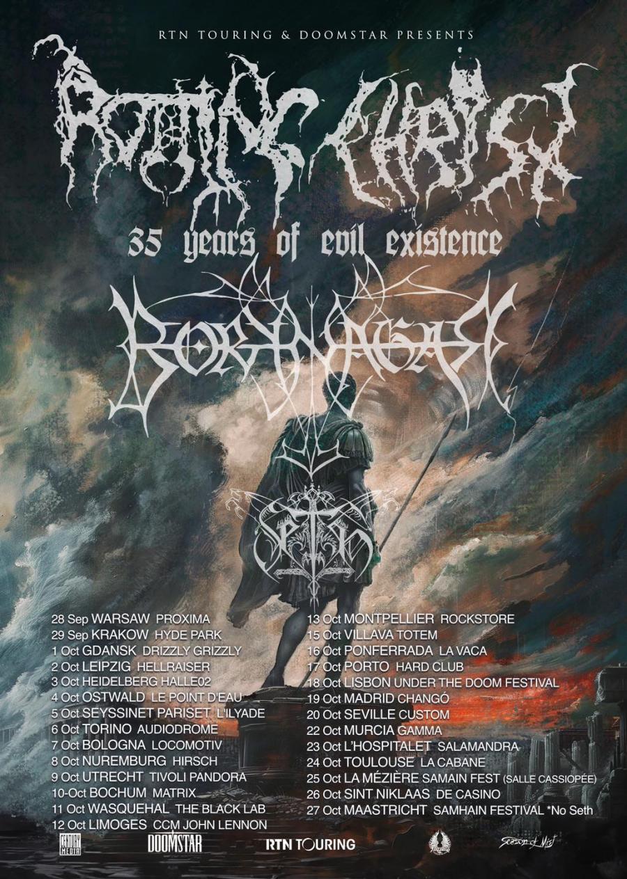 Rotting Christ + Borknagar + Seth - Cartel