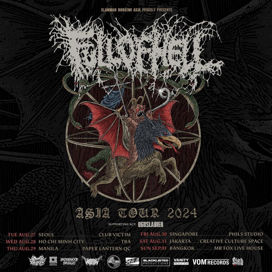 Full of Hell Asia Tour 2024 - Line up
