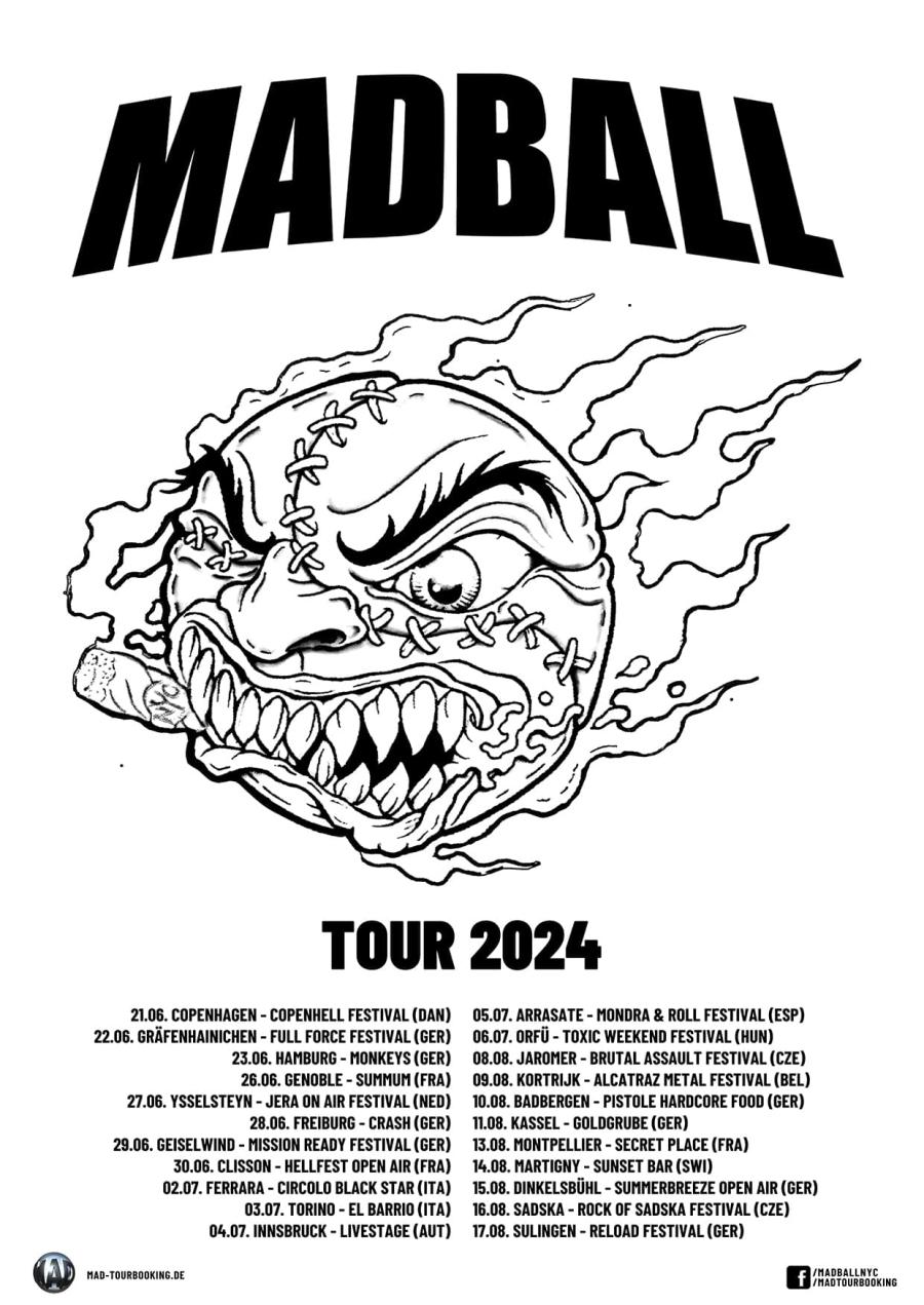 Concierto Madball - 23/06/2024 - Hamburg - Monkeys Music Club - Alemania