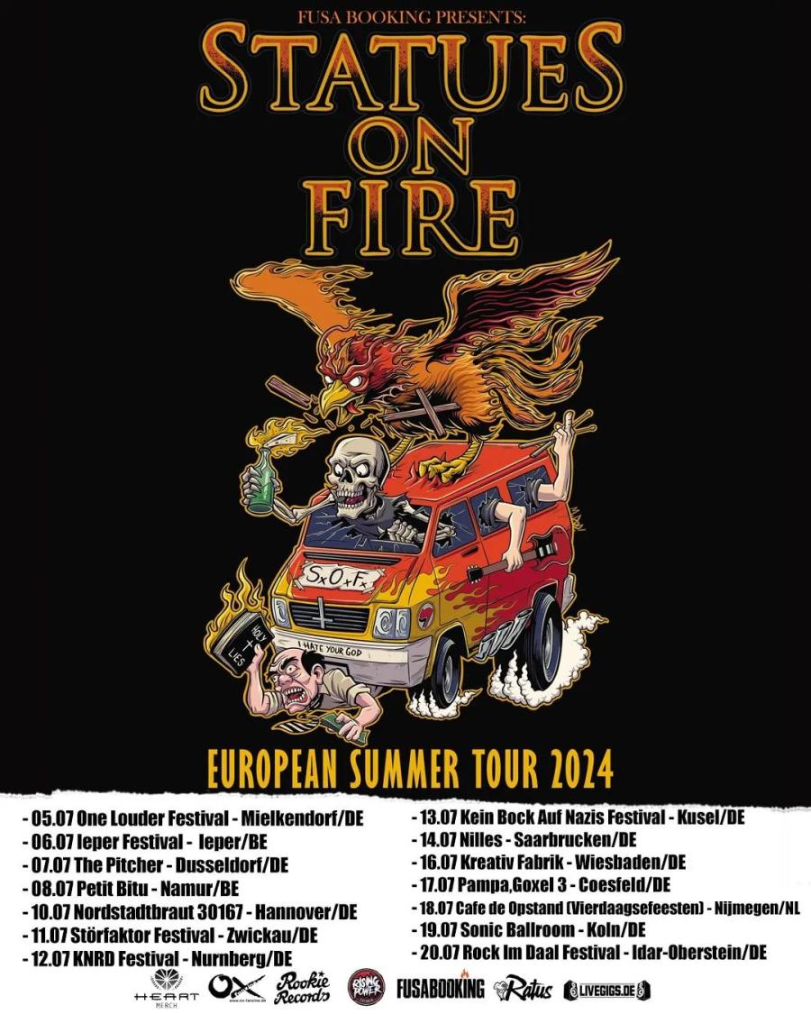 Event Statues On Fire - Line up