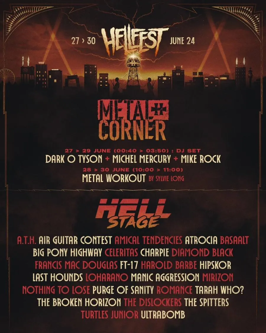 Hellfest 2024 - Hellstage - 27/06/2024 (4 jours) - Clisson - France