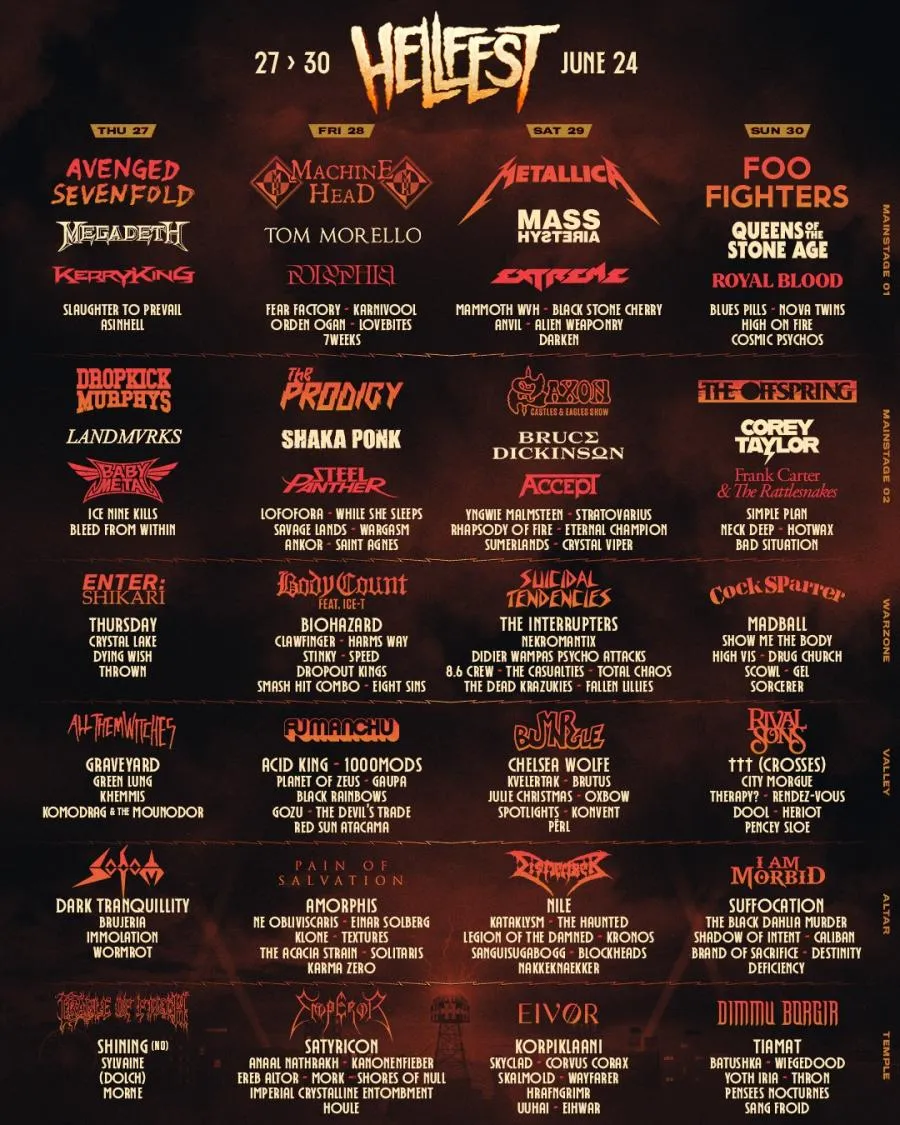 Hellfest 2024 - 27/06/2024 (4 jours) - Clisson - France