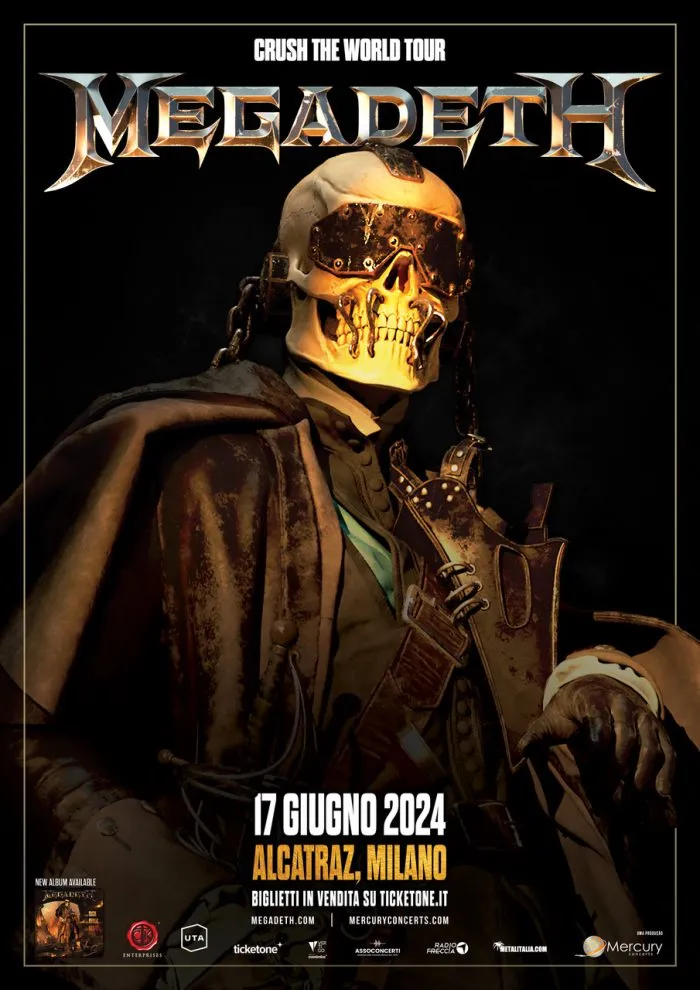 Concert Megadeth - 17/06/2024 - Milano - Alcatraz - Italie