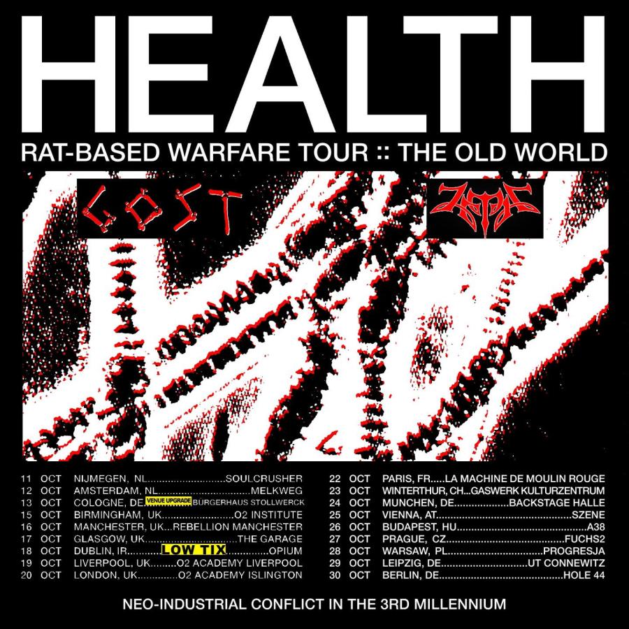 Health - Rat-Based Warfare Tour 2024 - 30/10/2024 - Berlin - Hole 44 ...