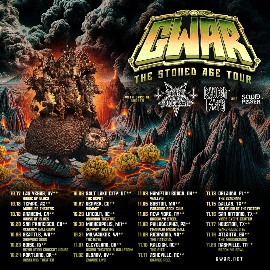 Concert Gwar - Line up