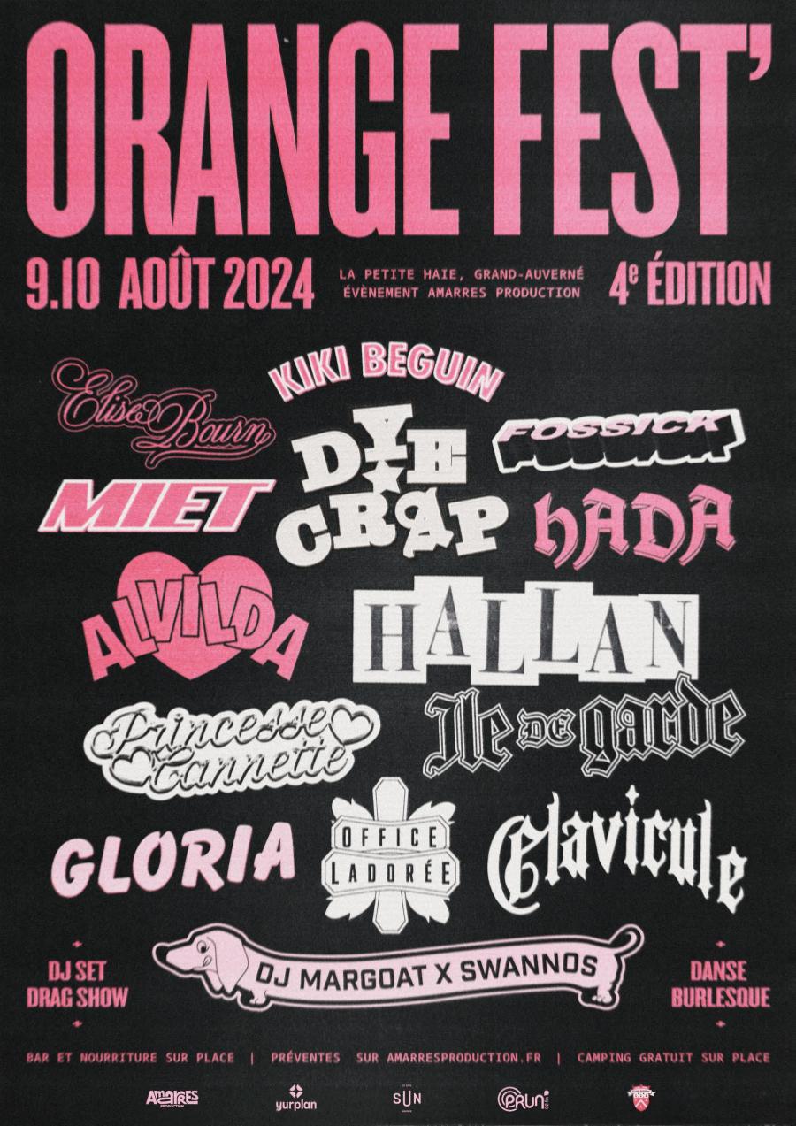 Orange Fest 2024 - 09/08/2024 (2 days) - Grand-Auverné - France