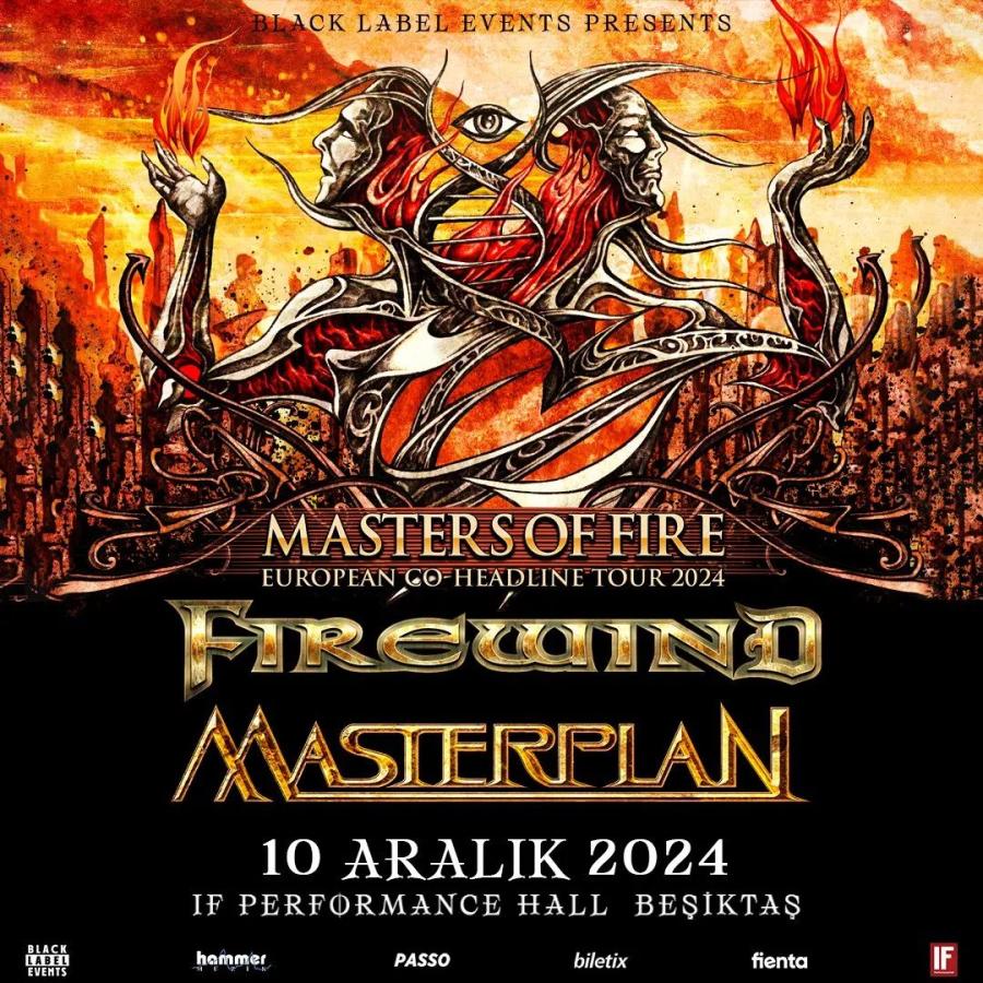 Firewind + Masterplan - Masters of Fire European Tour 2024 - Line up