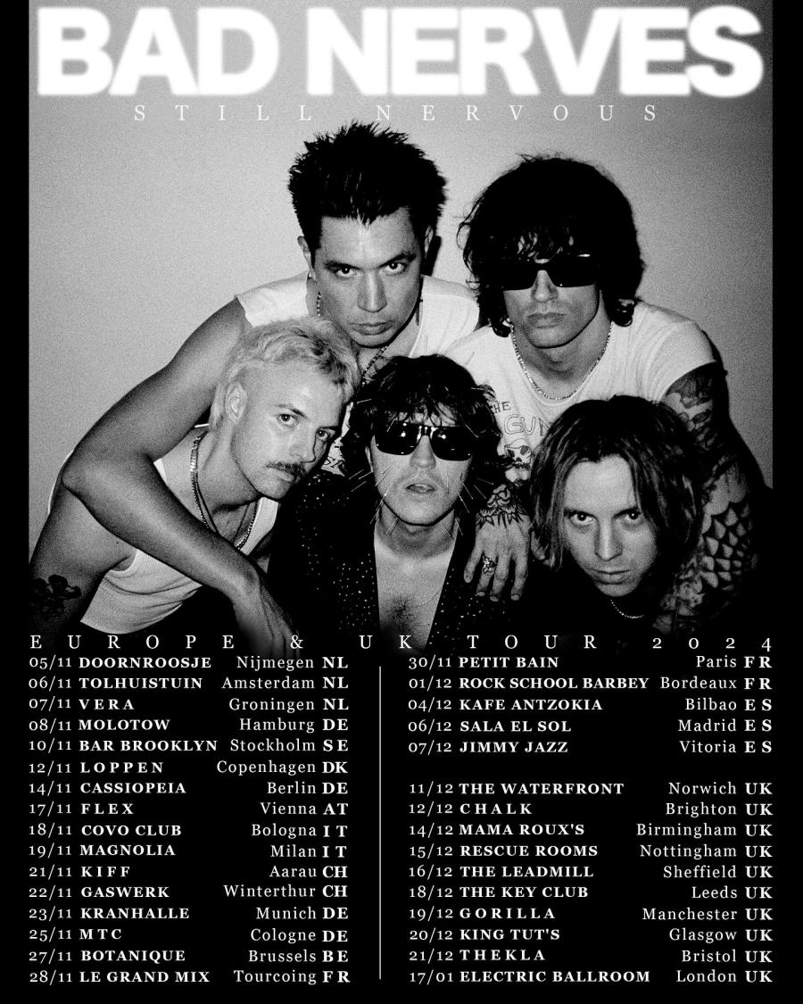 Concert Bad Nerves - 28/11/2024 - Tourcoing - Le Grand Mix - France