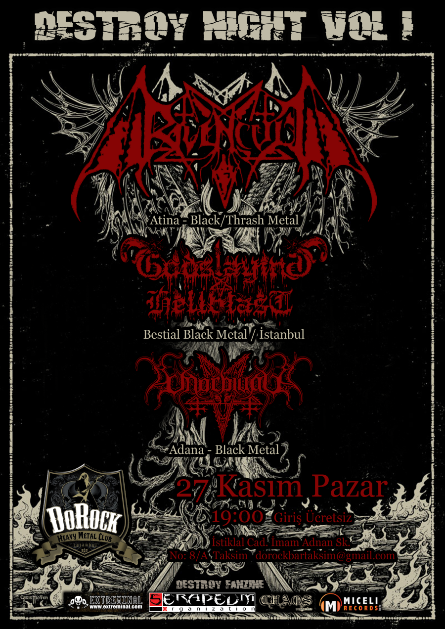Destroy Night Vol. 1 - Ravencult - Cartel