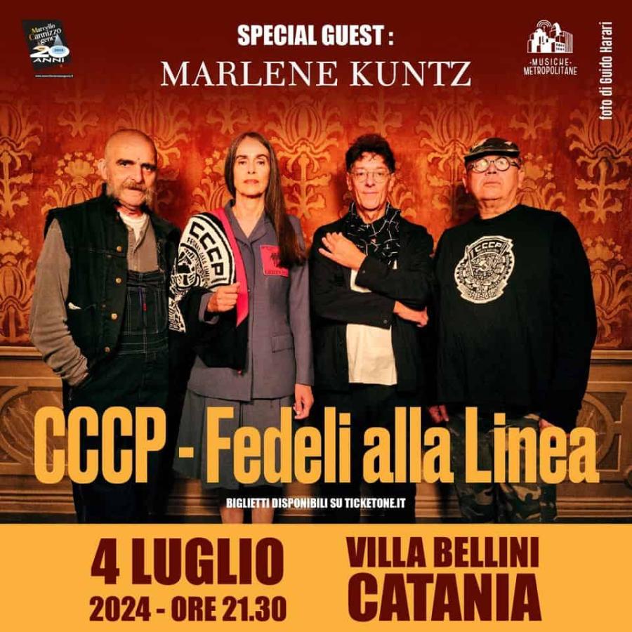CCCP - Fedeli alla linea + Marlene Kuntz - Line up