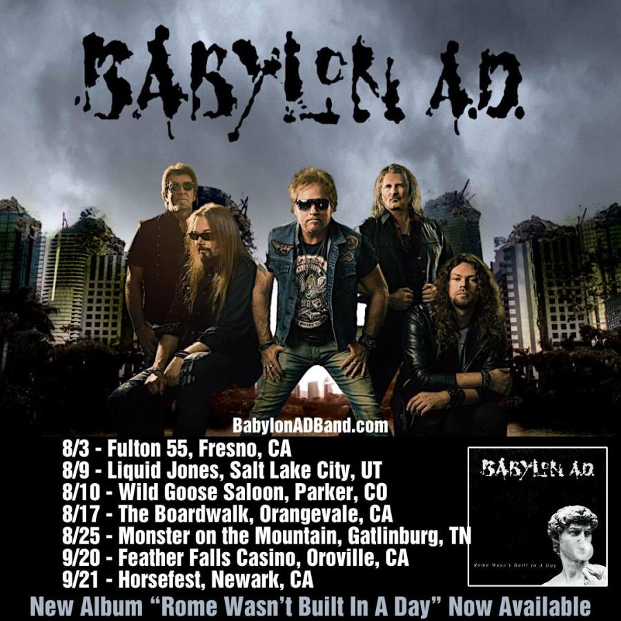 Concert Babylon A.D. - 03/08/2024 - Fresno - Fulton 55 - Etats-Unis