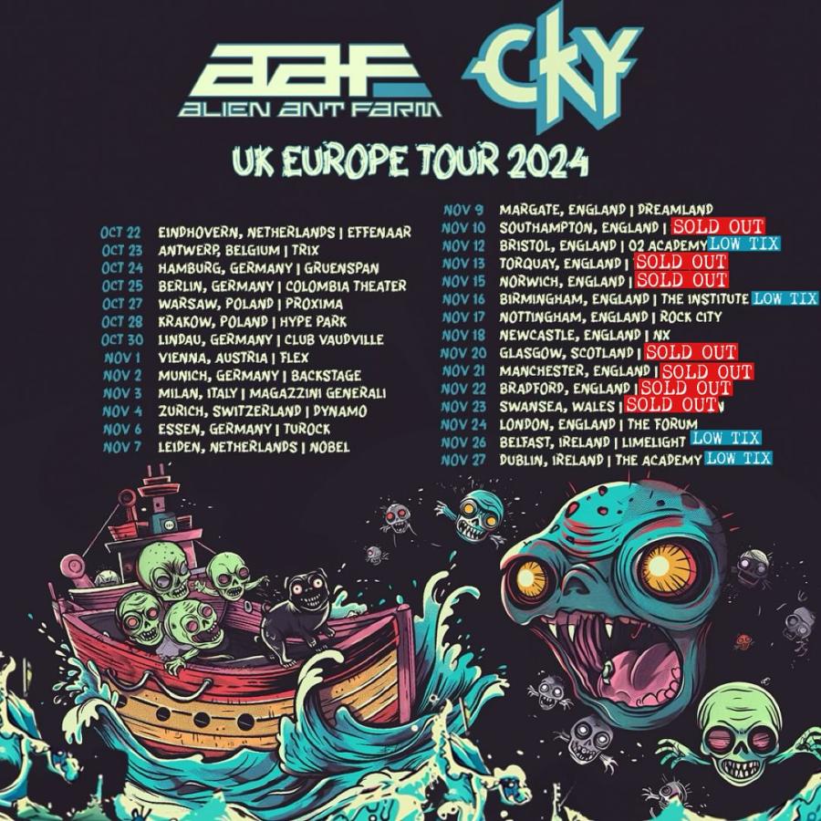 Alien Ant Farm + Cky - 17/11/2024 - Nottingham - Rock City - United Kingdom