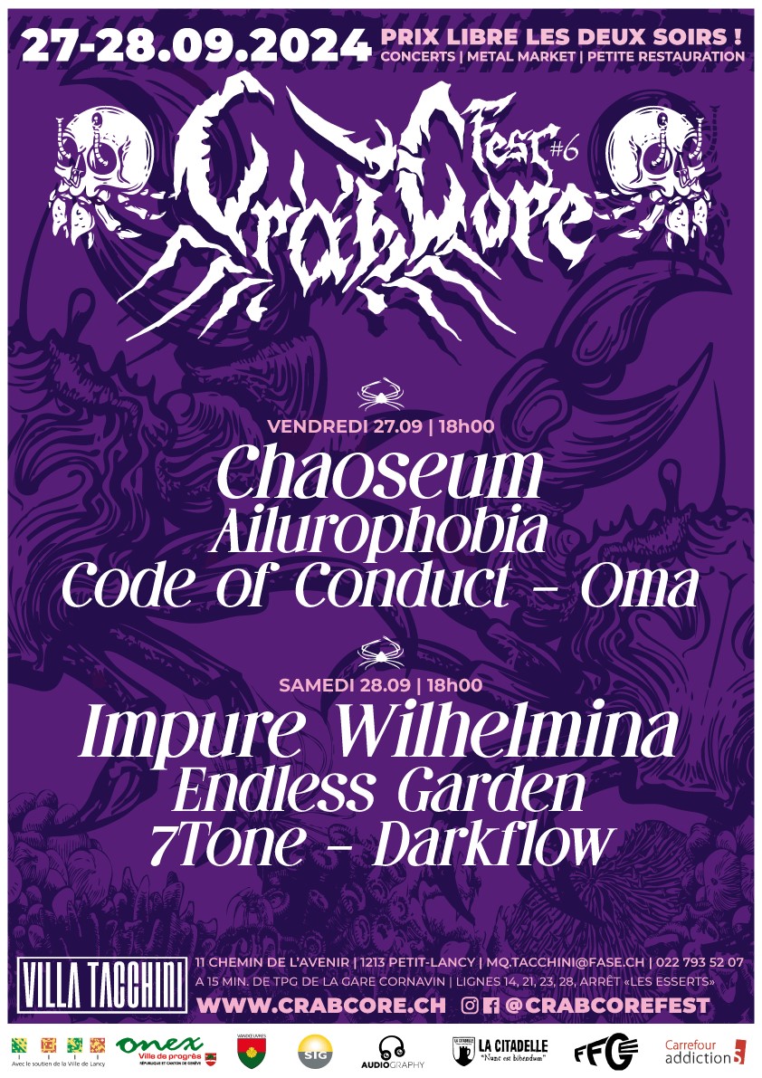 CrabCore Fest VI 2024 - Line up
