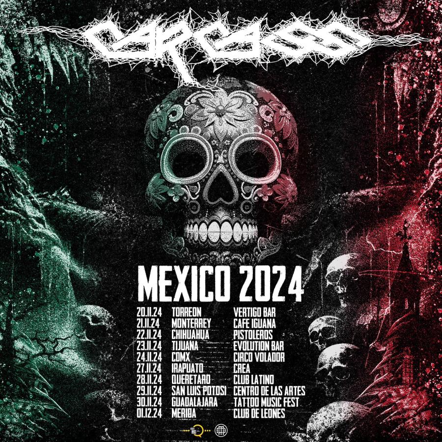 Event Carcass - 27/11/2024 - Irapuato - Crea - Mexico