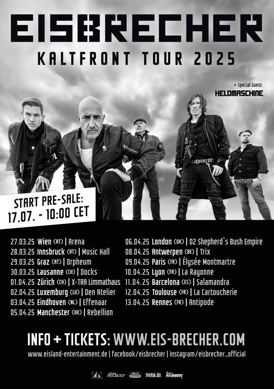 Eisbrecher - Kaltfront Tour 2025 - 11/04/2025 - Barcelona - Salamandra ...