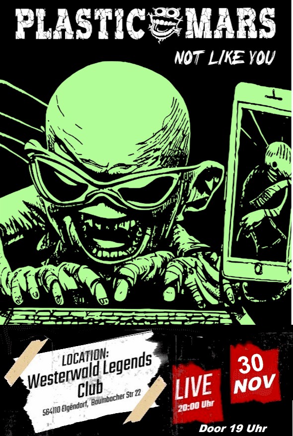 Concierto Plastic Mars - Cartel