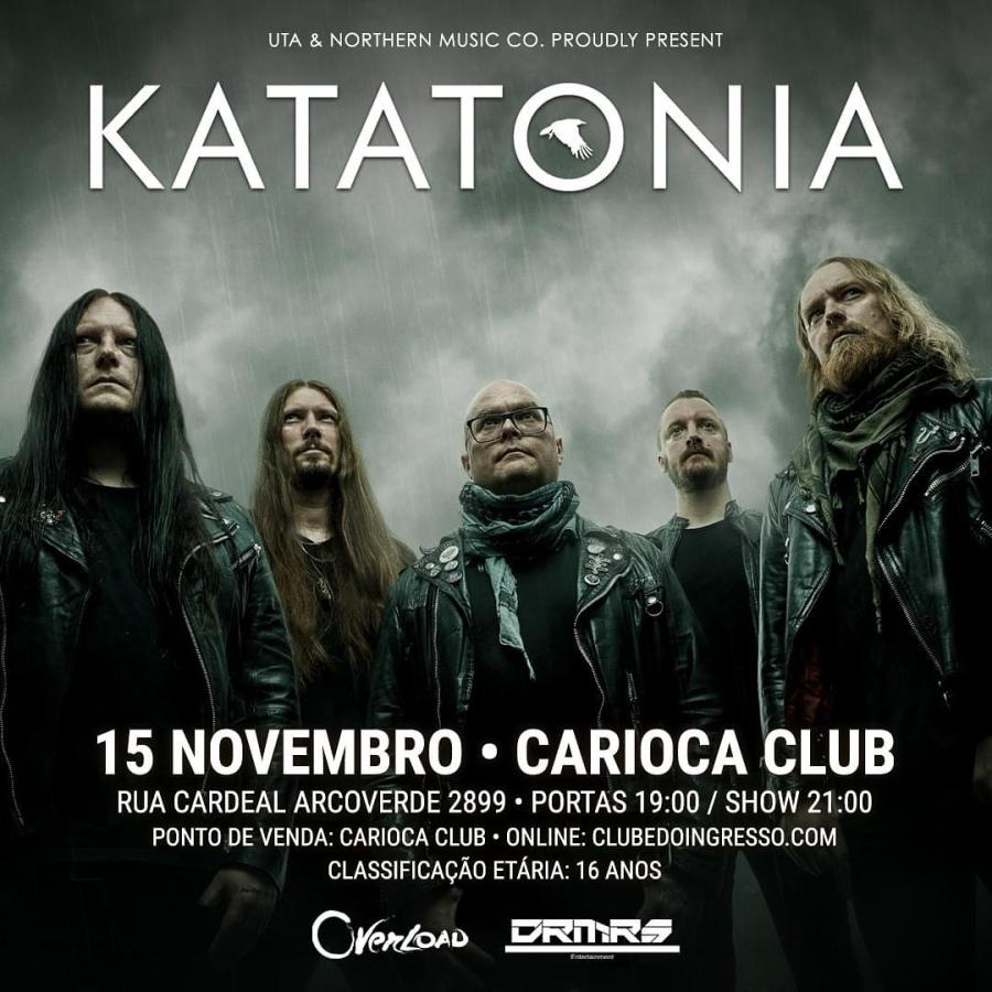 Concierto Katatonia - 15/11/2024 - Sao Paulo - Carioca Club - Brasil