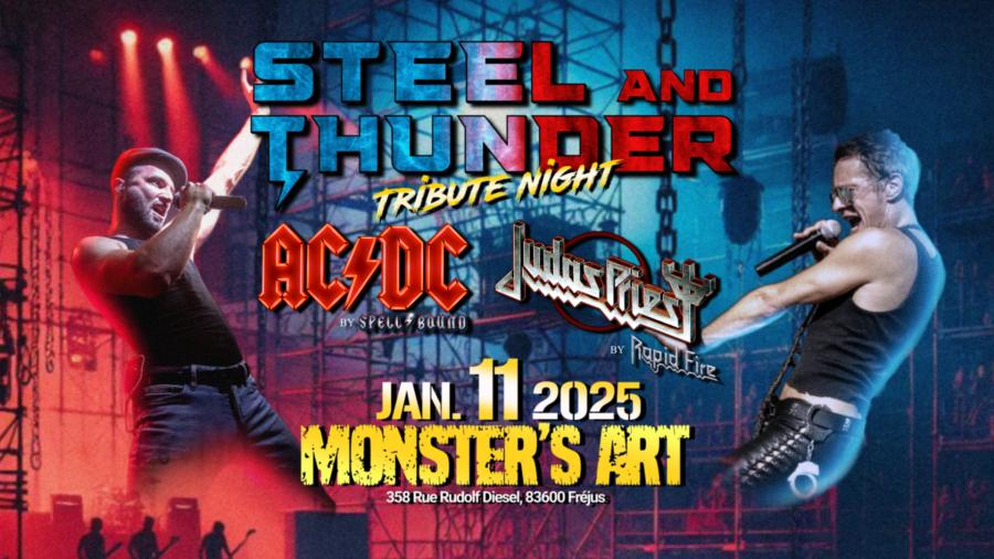 Steel & Thunder Tribute Night - 11/01/2025 - Fréjus - Monster'S Art ...