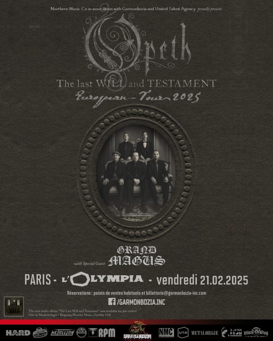 Event Opeth - 21/02/2025 - Paris - L'Olympia - France