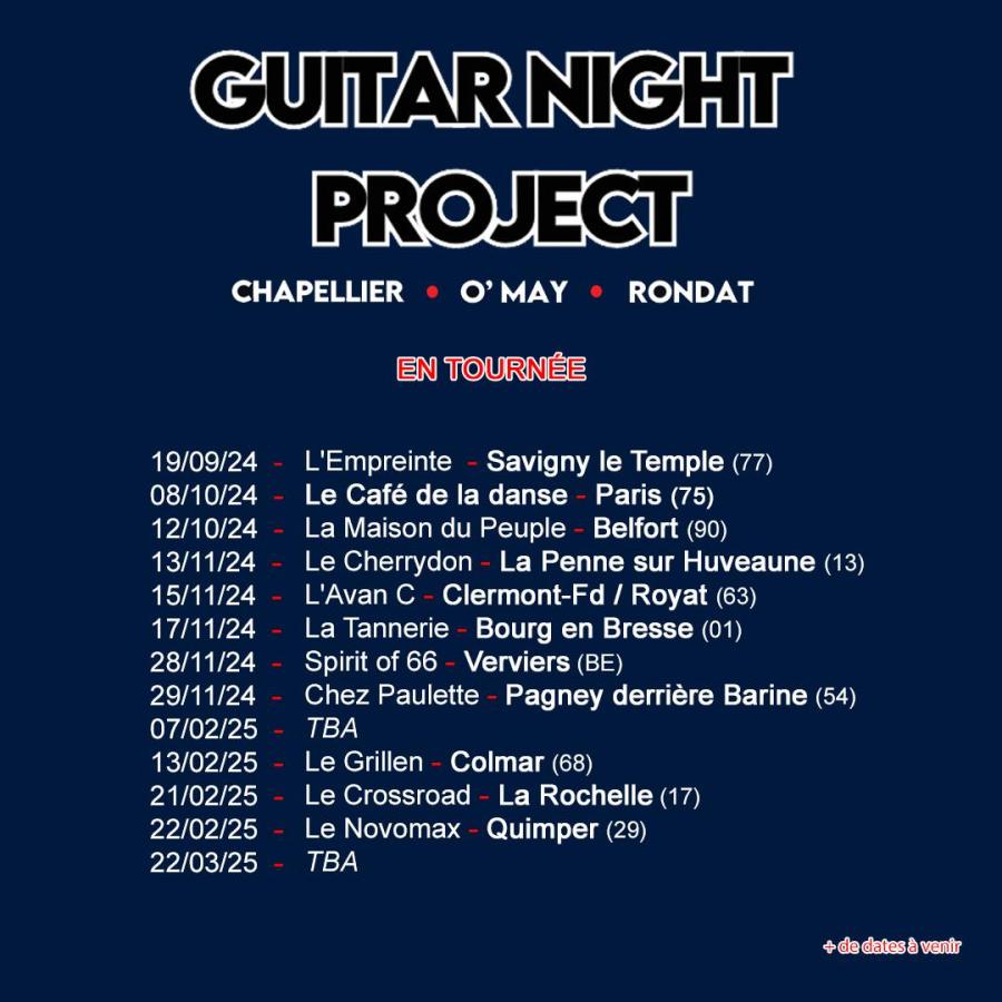 Guitar Night Project - Line up
