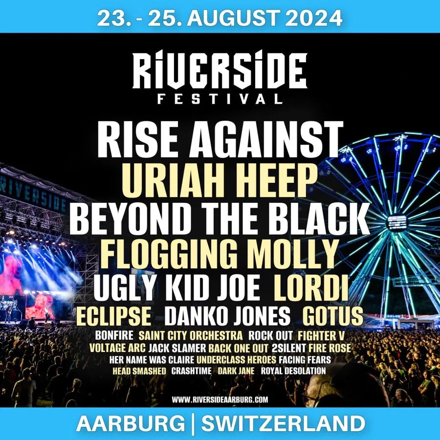 Riverside Open Air 2024 - 23/08/2024 (3 jours) - Aarburg - Suisse