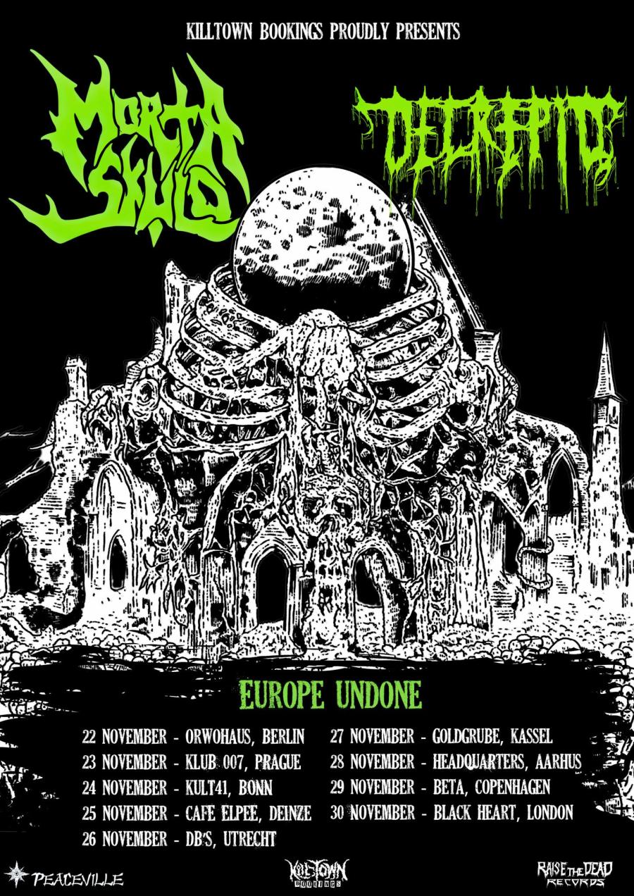 Morta Skuld + Decrepid - Line up