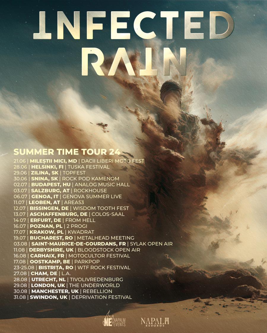 Infected Rain Summer Tour 2024 - Line up