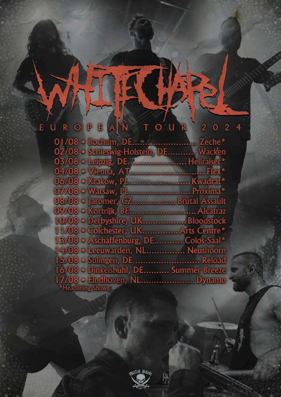 Whitechapel European Tour 2024 - Line up