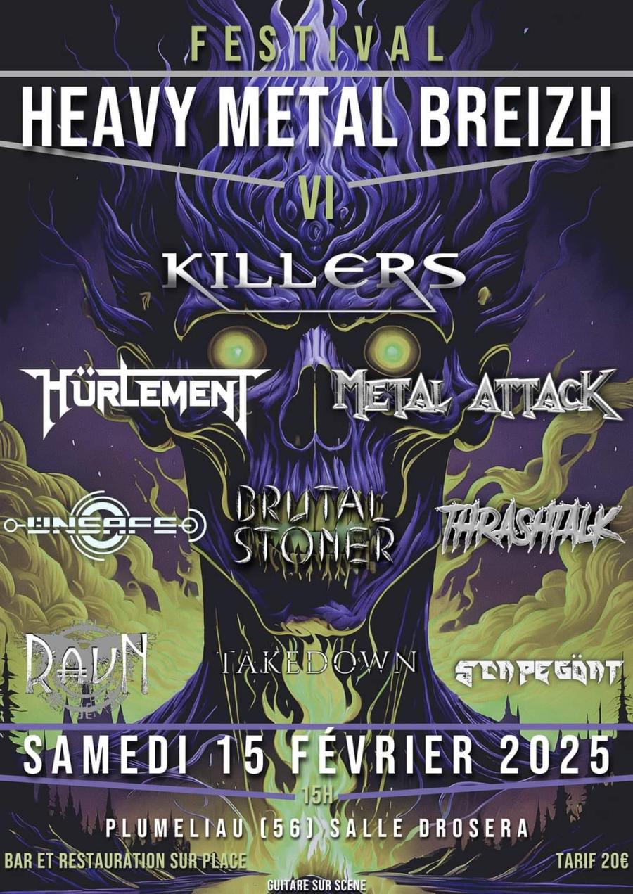 Heavy Metal Breizh 2025 - 15/02/2025 - Pluméliau-Bieuzy - Espace ...