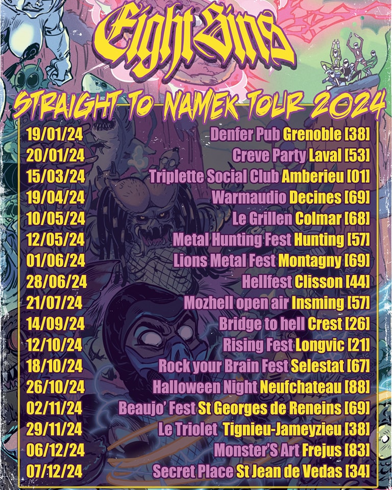 Event Eight Sins - Line up