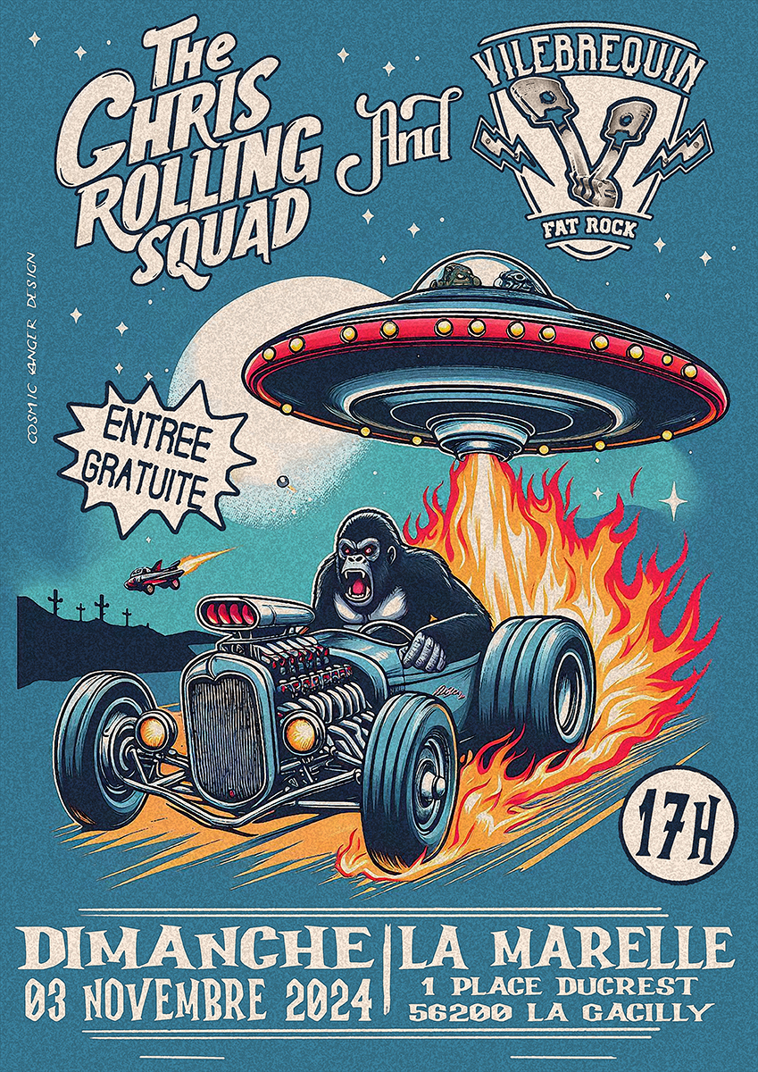 The Chris Rolling Squad + Vilebrequin - Line up