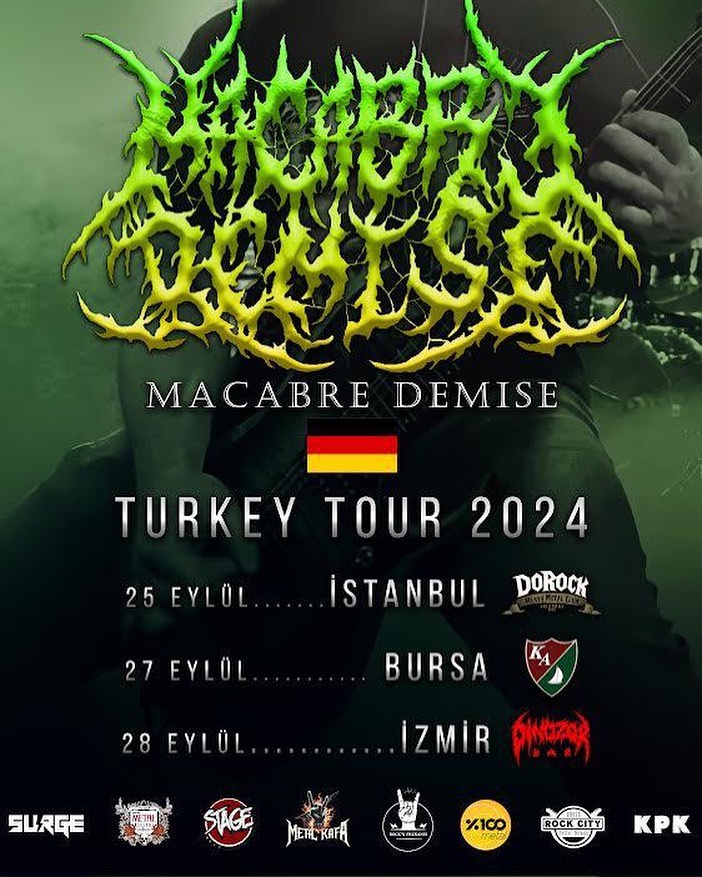 Macabre Demise - Turkey Tour 2024 - 25/09/2024 - Istanbul - Dorock ...