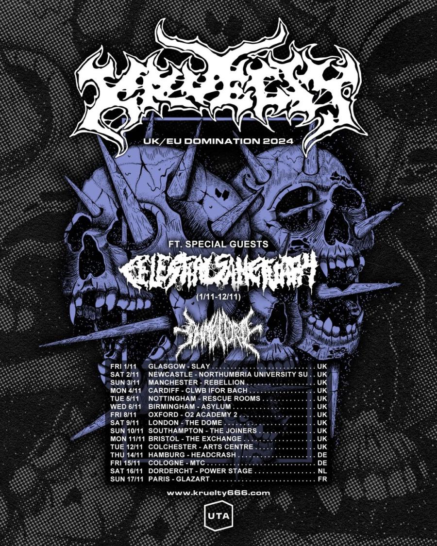 Kruelty - UK/EU Domination 2024 - 01/11/2024 - Glasgow - Slay - United ...