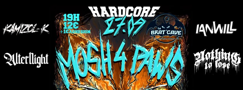 Mosh 4 Paws - Concert caritatif - 27/09/2024 - Lille - La Brat Cave - France