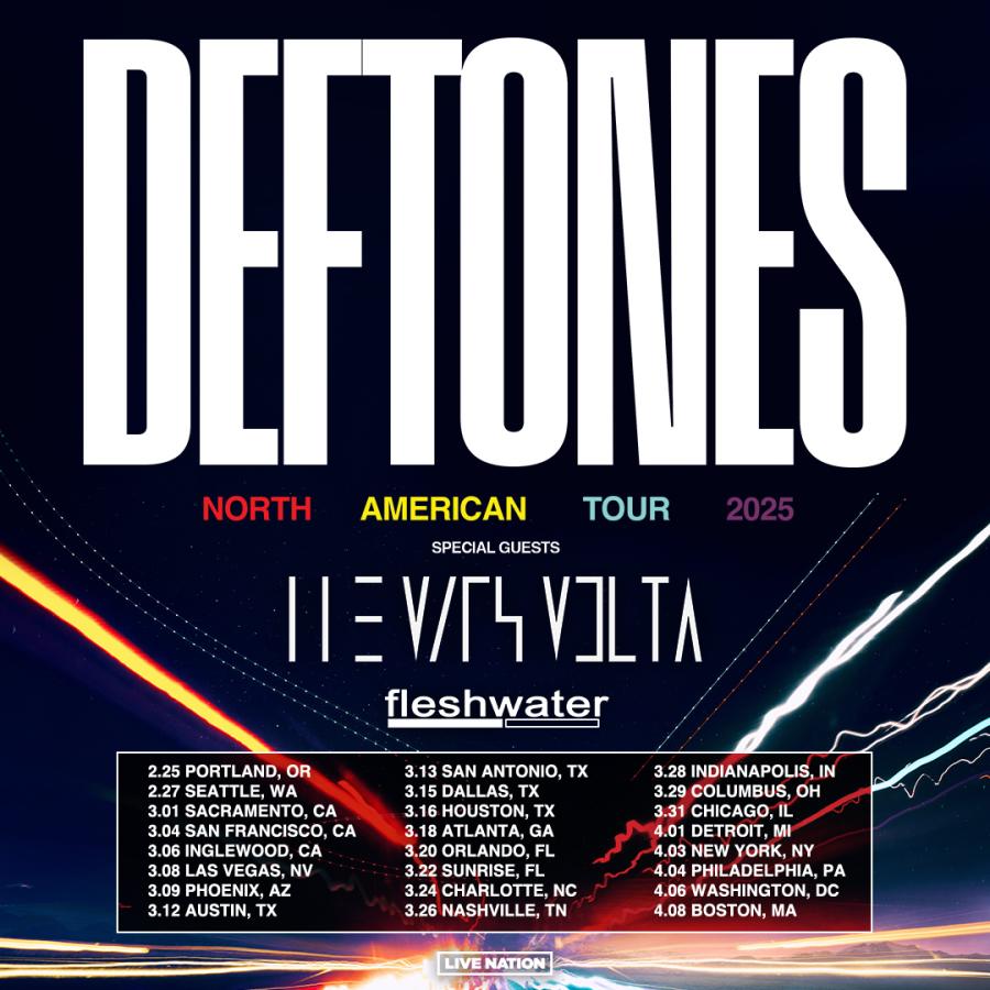 Event Deftones - 01/03/2025 - Sacramento - Golden 1 Center - United States