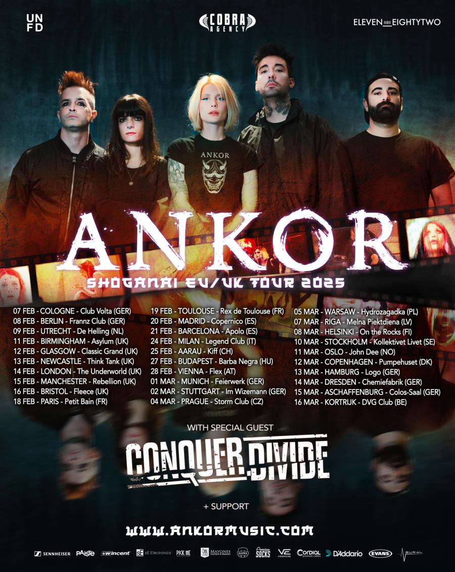 Ankor + Conquer Divide - Line up