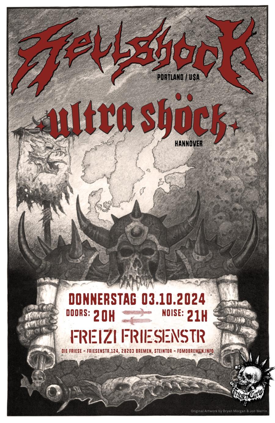 Hellshock + Ultrashöck - Line up