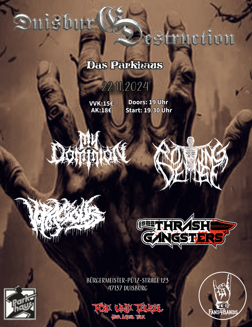 Duisburg Destruction - 22/11/2024 - Duisburg - Parkhaus Meiderich - Germany