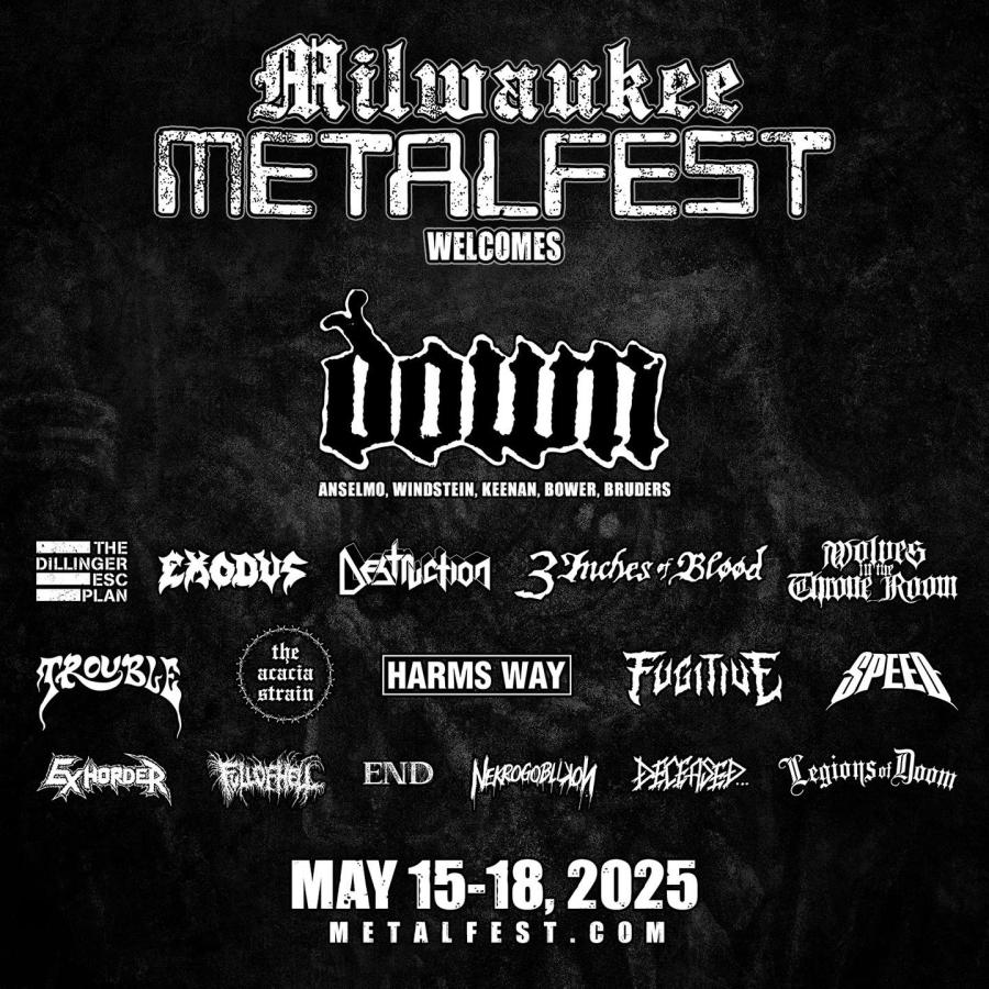 Milwaukee Metal Fest 2025 - 15/05/2025 (4 days) - Milwaukee - The Rave ...