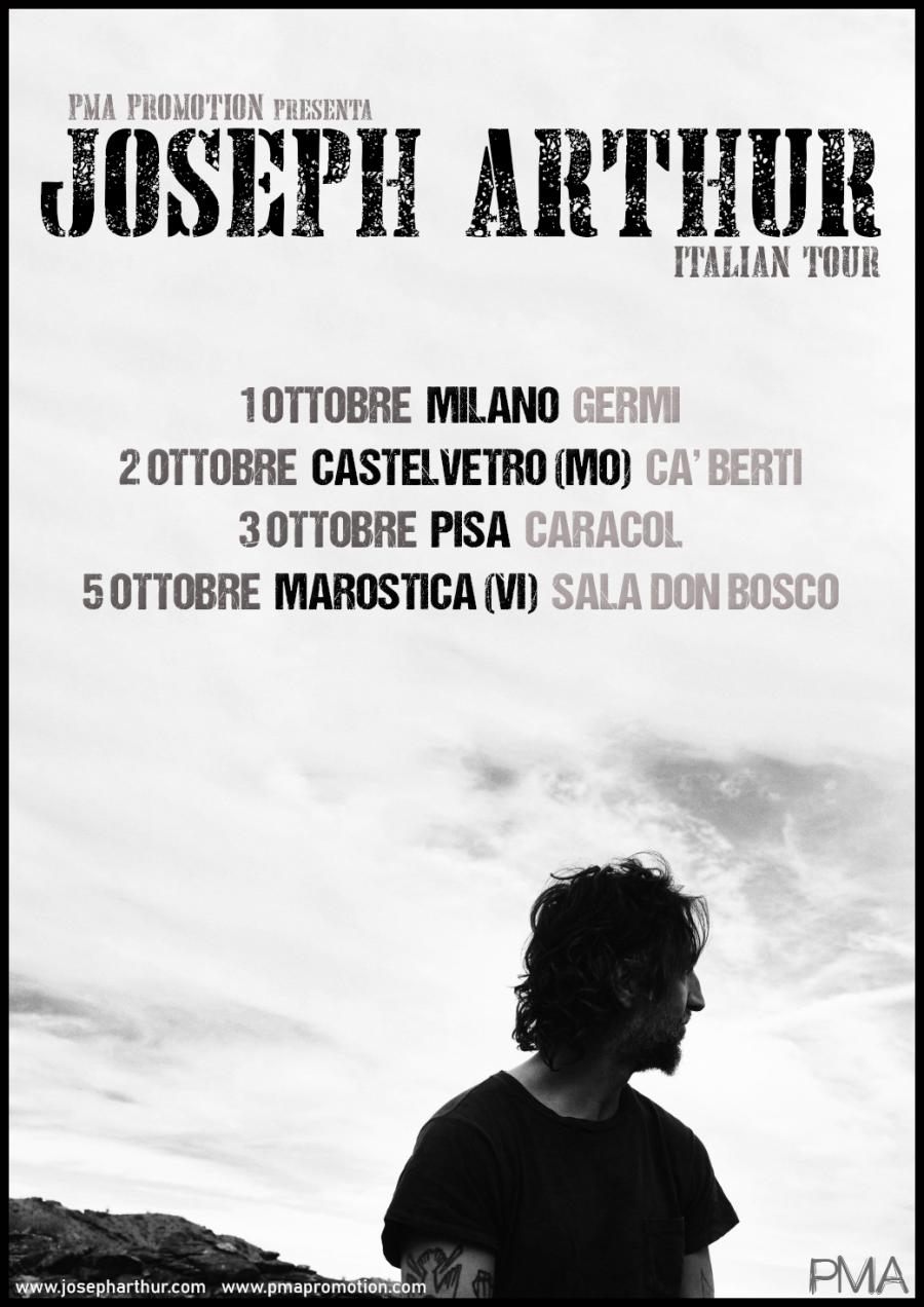 Joseph Arthur - Italian Tour 2024 - Line up