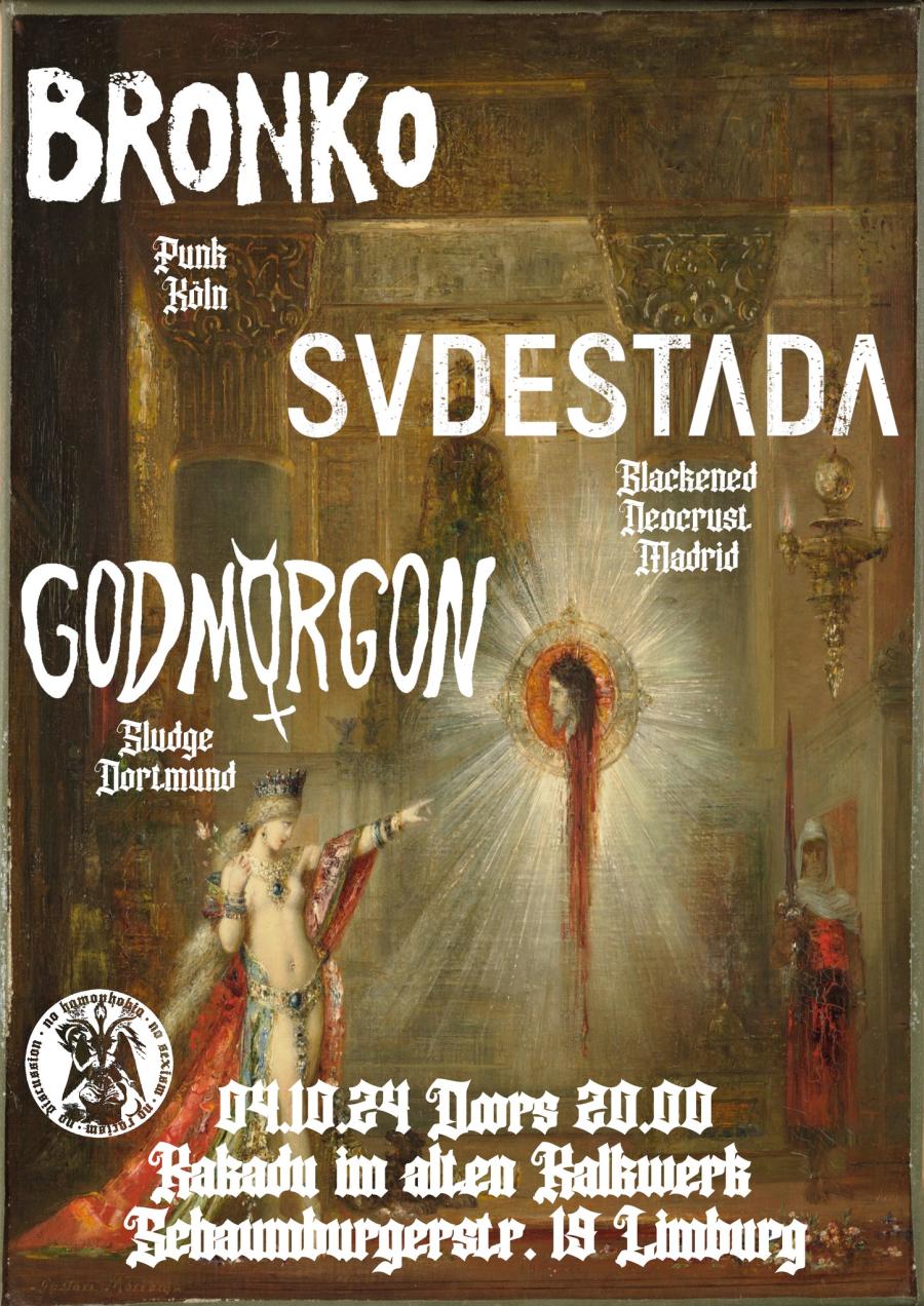 Bronko + Svdestada + Godmorgon - Line up