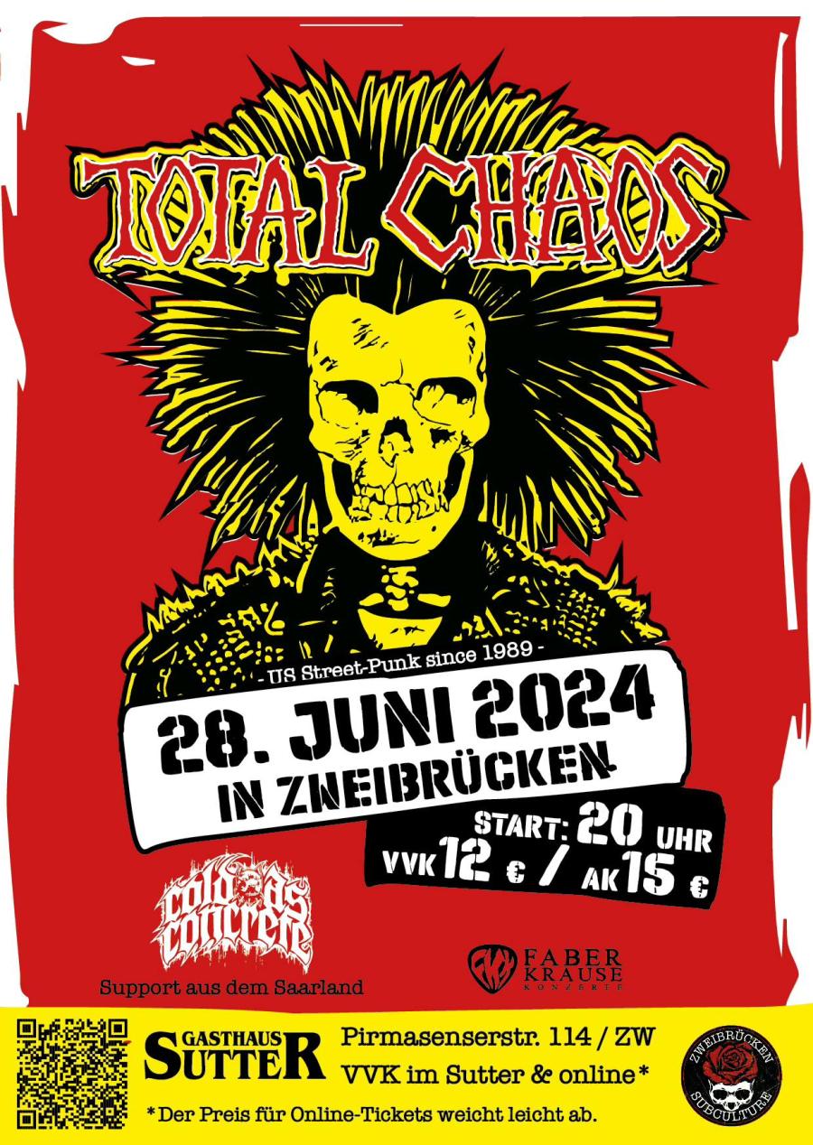 Concert Total Chaos - Line up