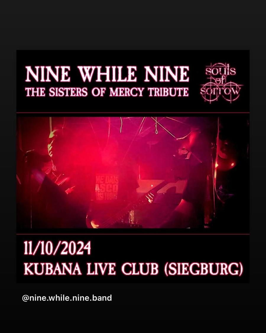 9While9 - The Sisters Of Mercy Tribute - Line up