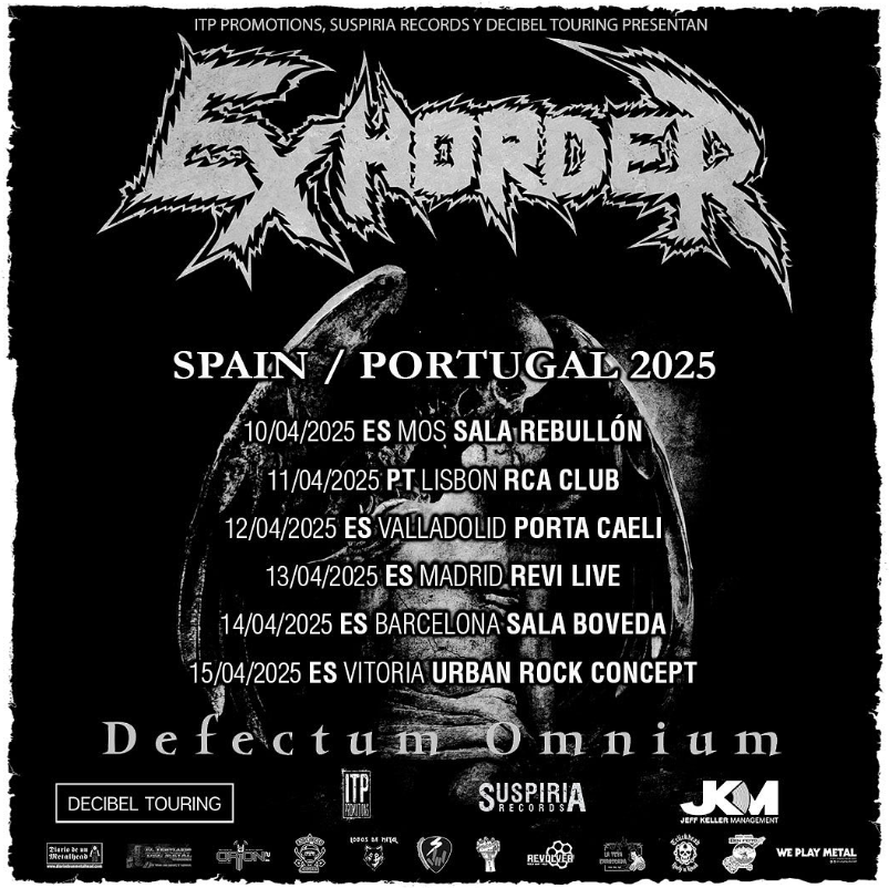 ExHorder - Spain/Portugal Tour 2025 - 15/04/2025 - Vitoria-Gasteiz ...