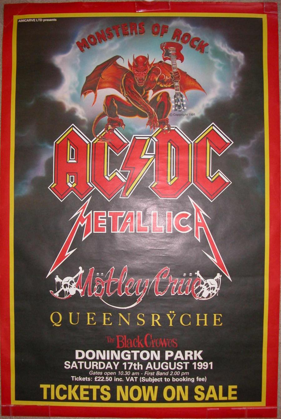 Monsters of Rock 1991 - History