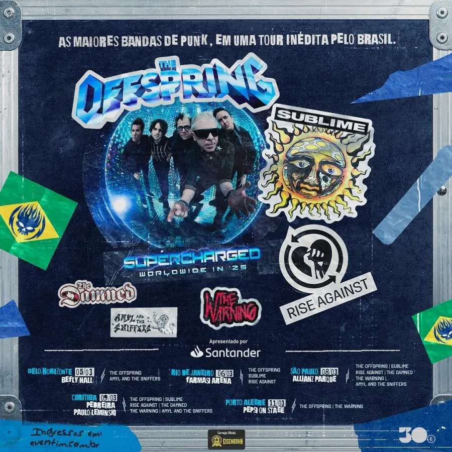 Concert The Offspring - 06/03/2025 - Rio de Janerio - Farmasi Arena ...