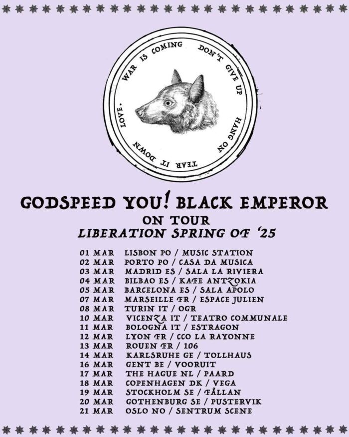 Concert Godspeed You! Black Emperor - Line up