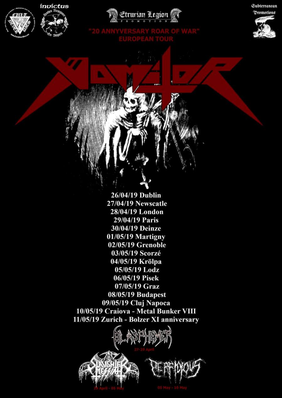 Vomitor - European Tour 2019 - 09/05/2019 - Cluj-Napoca - Zipp It - Romania