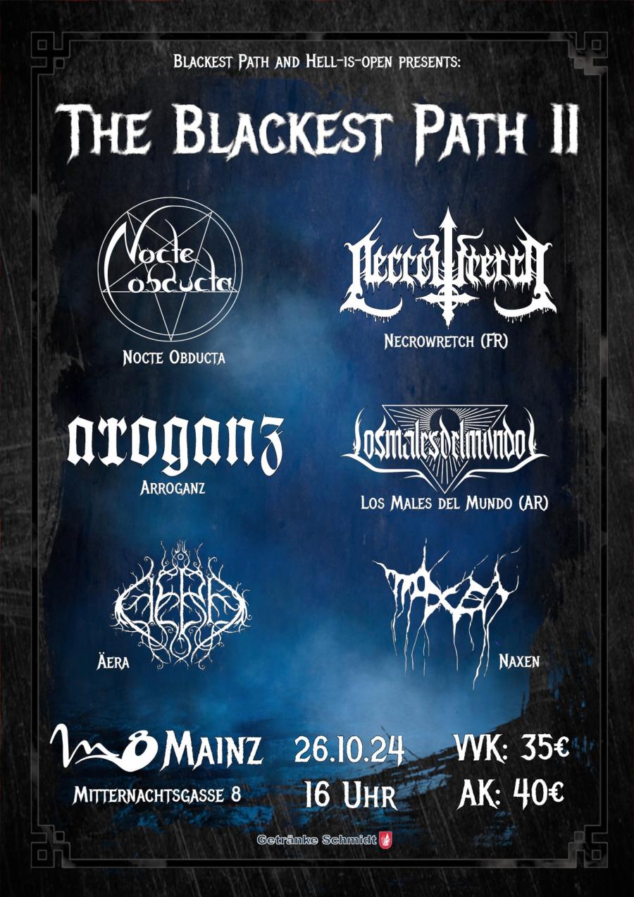 The Blackest Path - 2024 - Line up