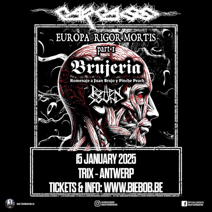 Event Carcass - Line up